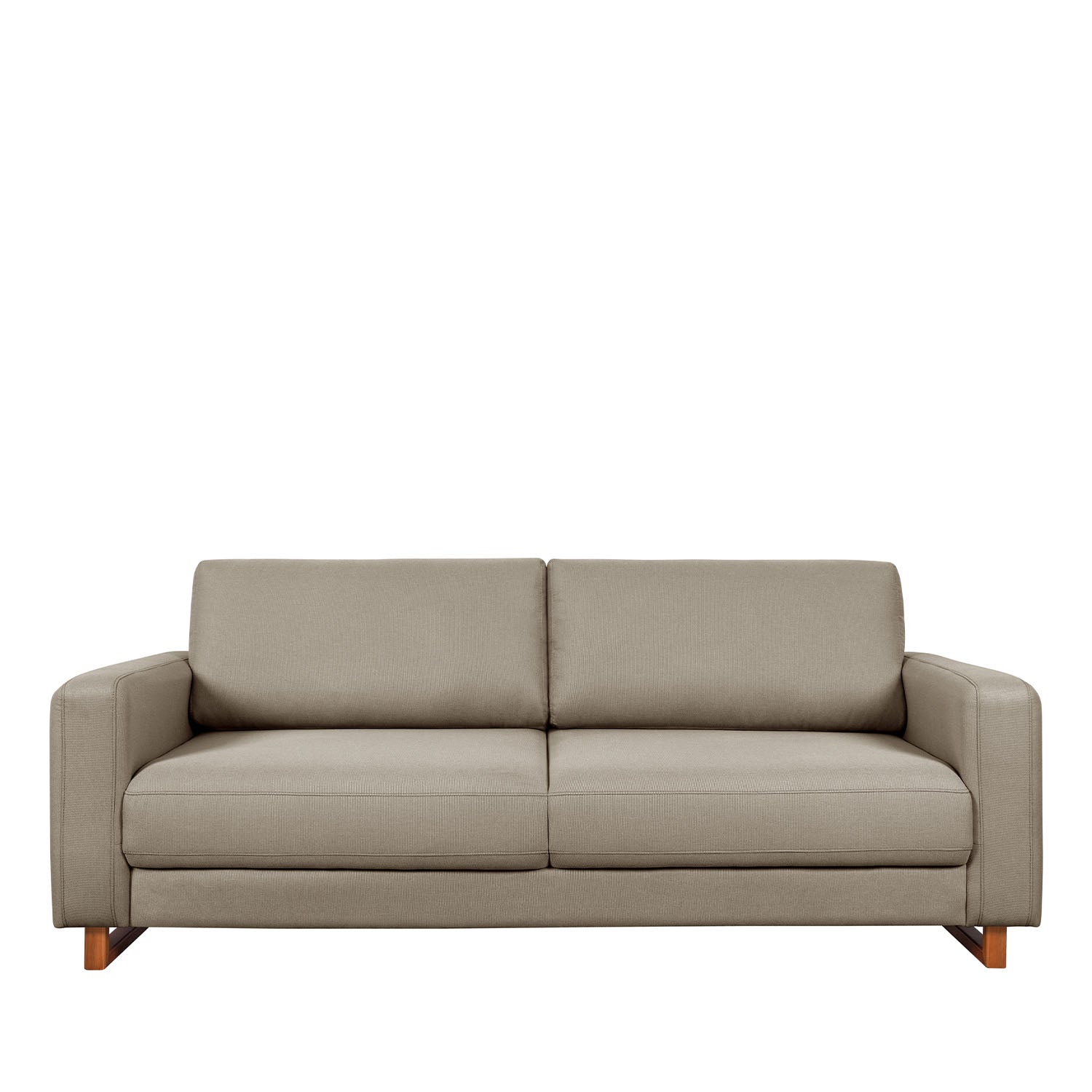 Sofá 3 Lugares Atlas 214 cm - Linho Texturizado Moka c/ Natural – Homedock